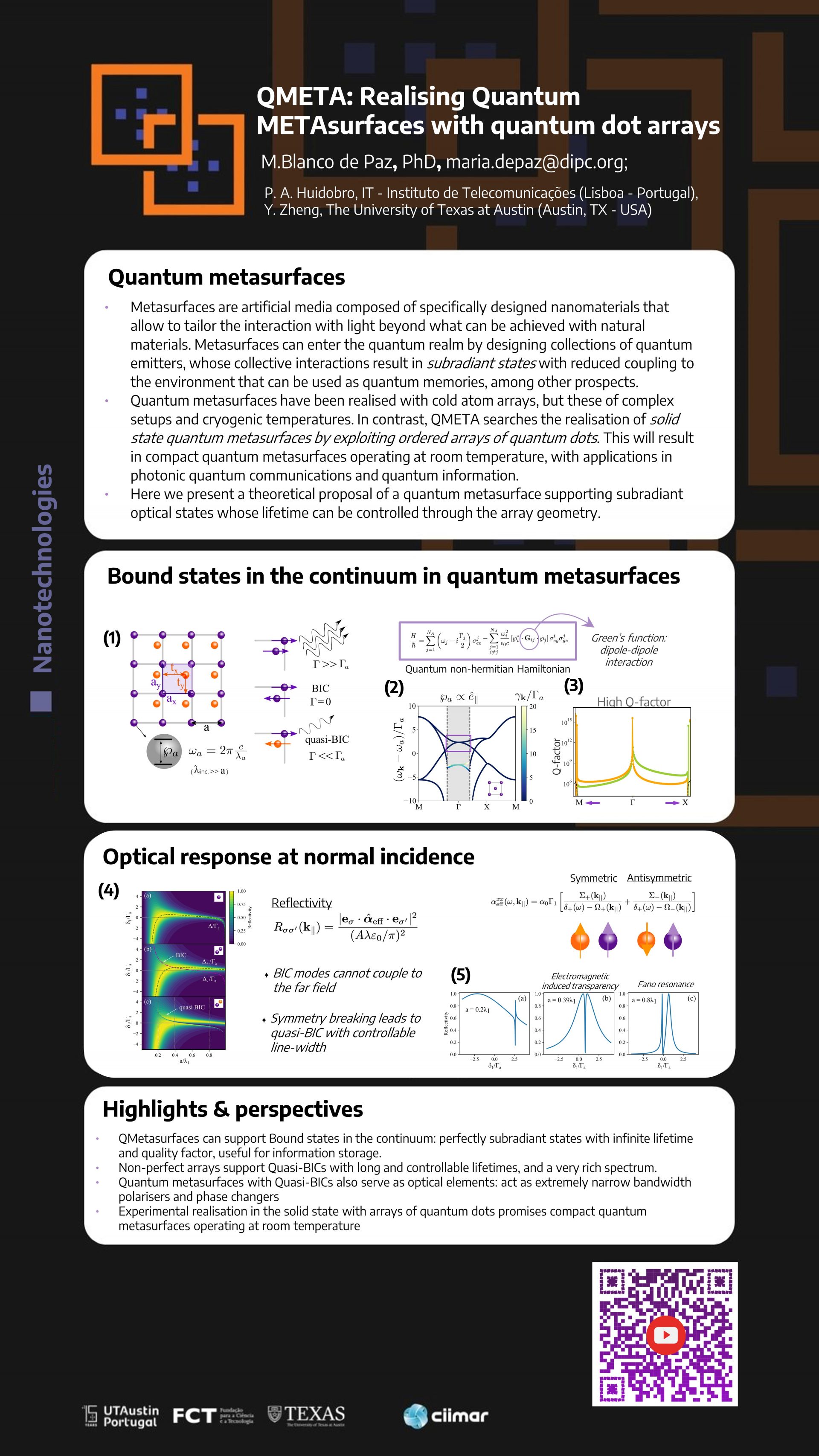 QMETA - Realising Quantum METAmaterials with Quantum Dot Arrays - UT ...